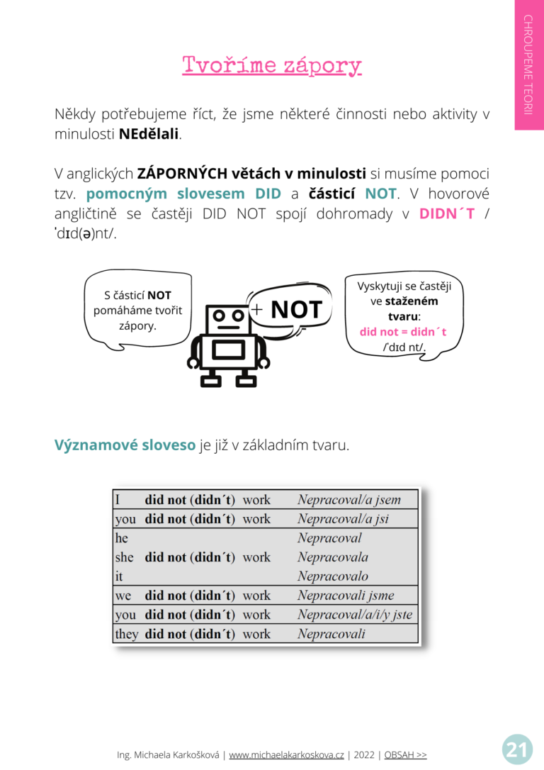 Minulý čas prostý a průběhový – jak je správně používat